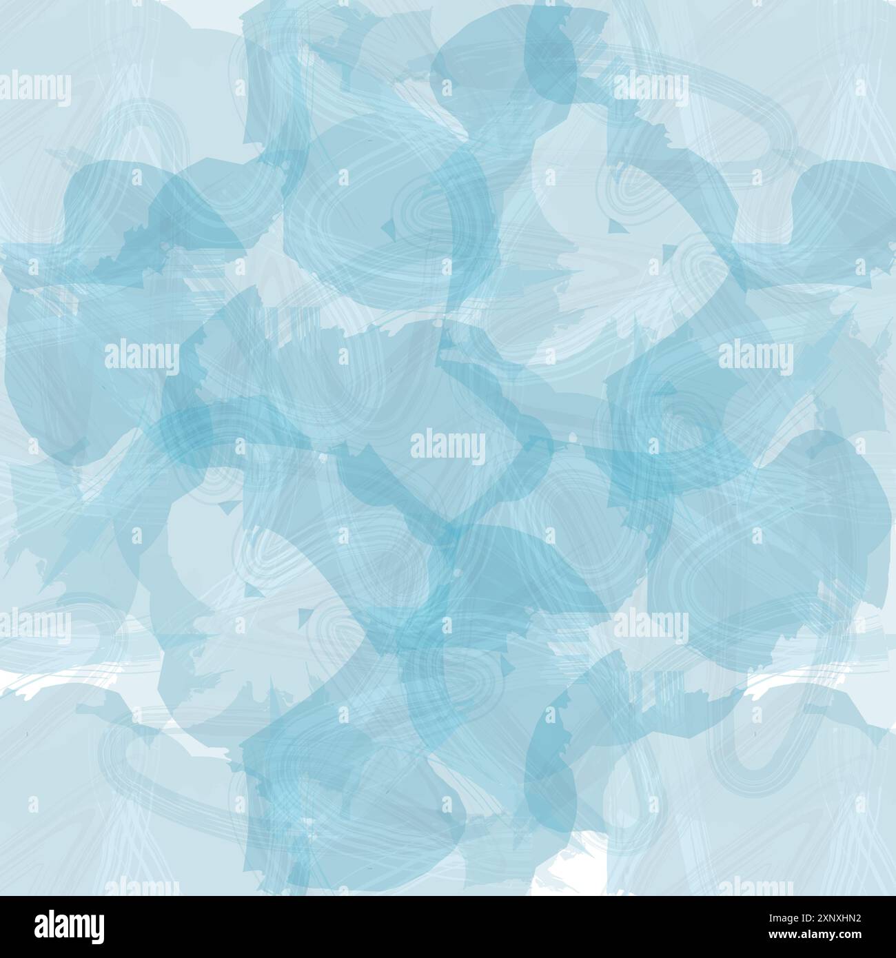 Abstract vector watercolor brush strokes texture in blue, a seamless ...