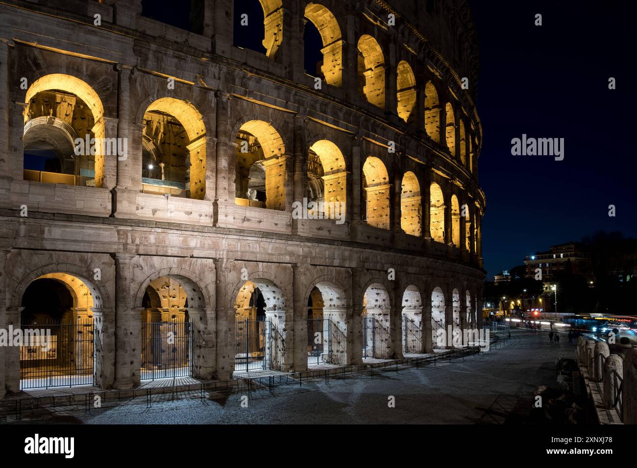 Detail of the Colosseum, an elliptical Roman amphitheatre, UNESCO World ...