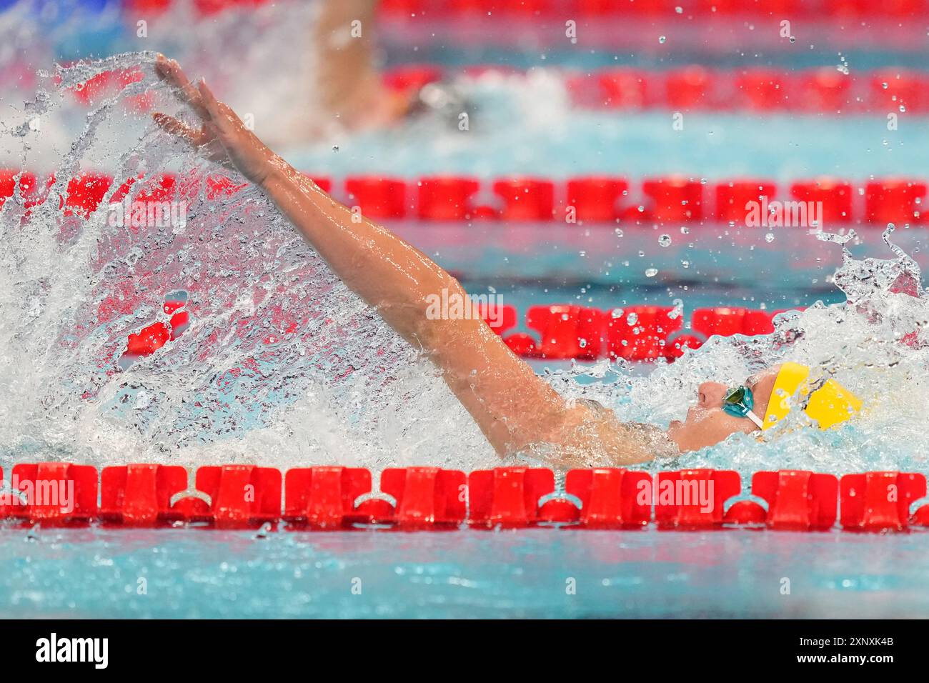 Kaylee McKeown of Australia, competes in the women's 200-meter ...
