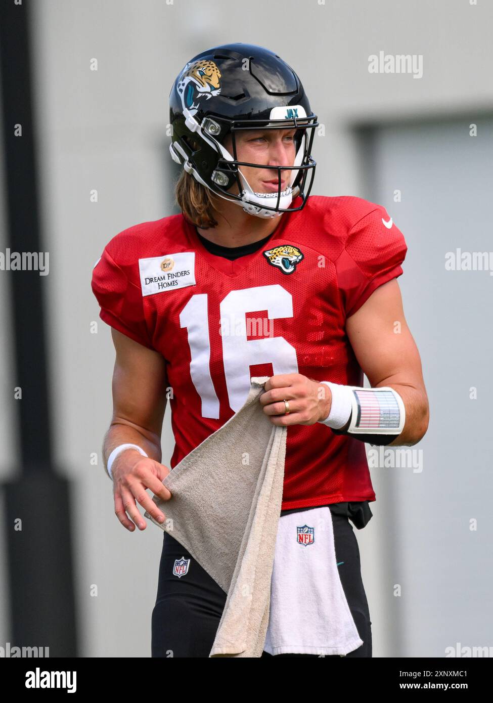 August 2, 2024: Jaguars quarterback Trevor Lawrence (16) during ...