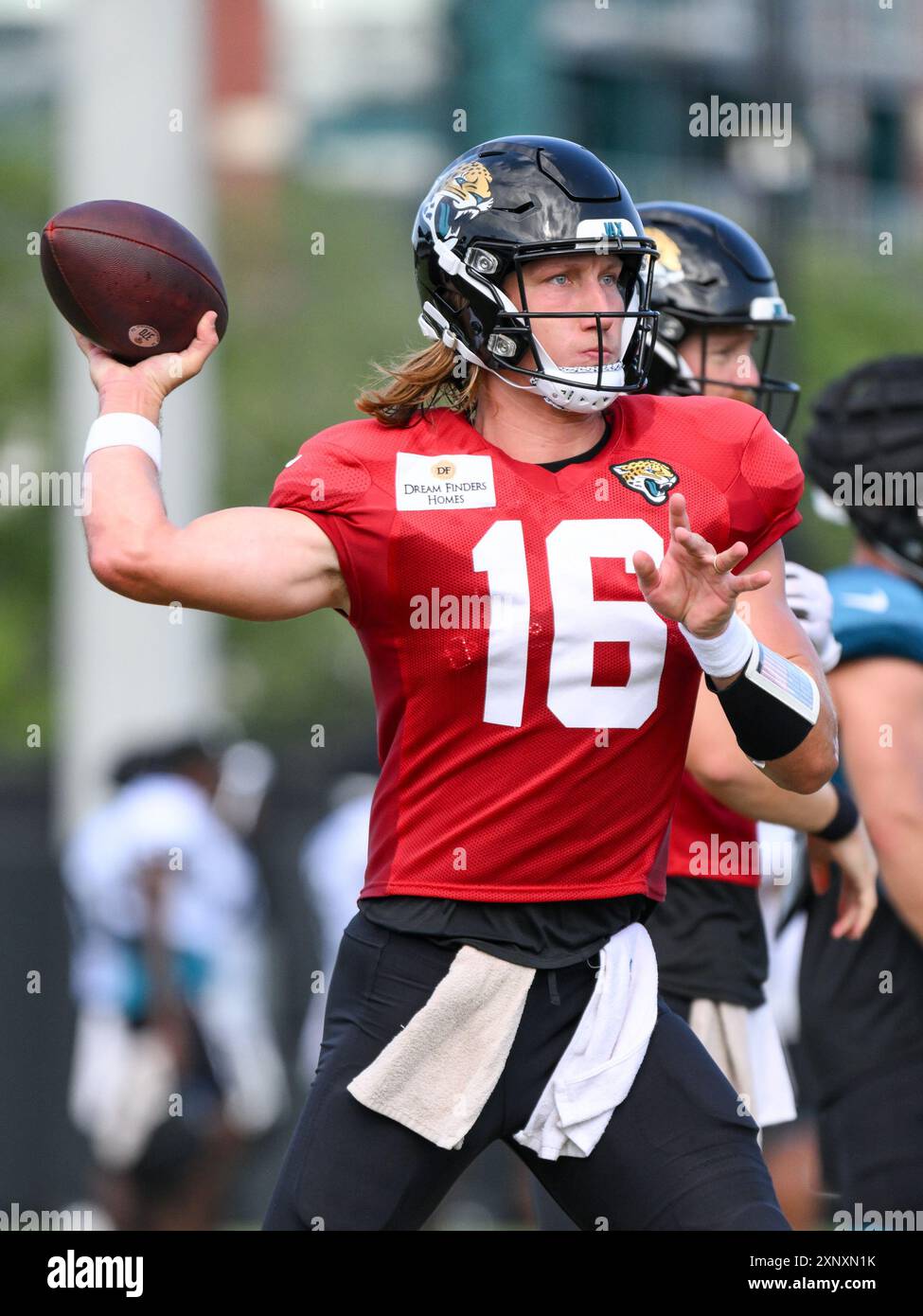 August 2, 2024: Jaguars quarterback Trevor Lawrence (16) during ...