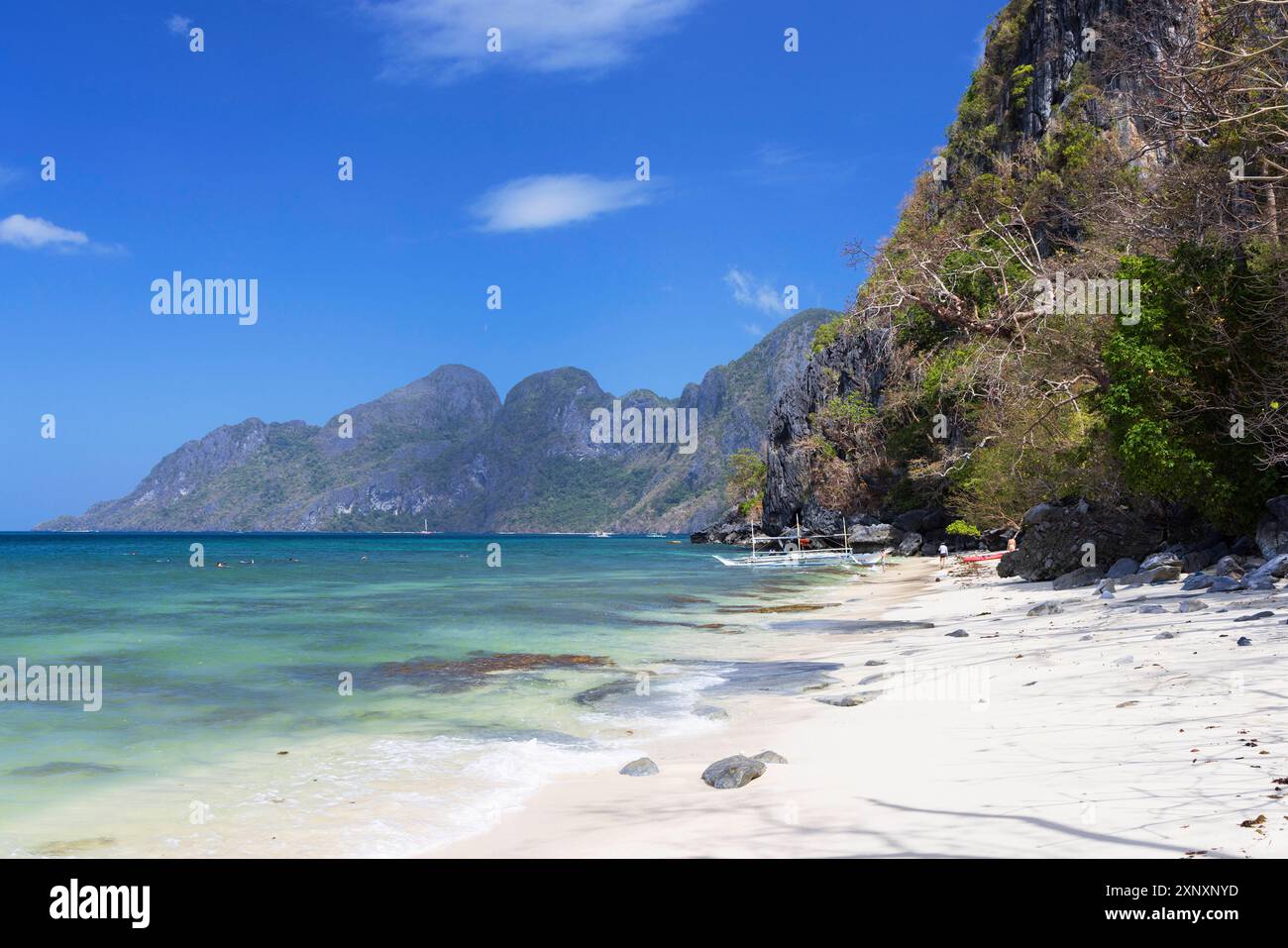 Ipil Beach 2, El Nido, Bacuit Bay, Palawan, Philippines, Southeast Asia ...