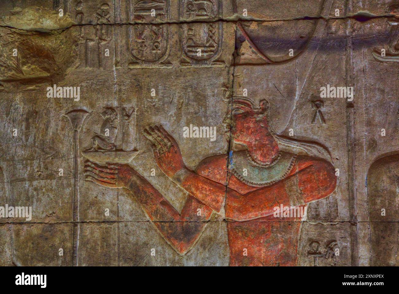 Reliefs, Temple of Opet, Karnak Temple Complex, UNESCO World Heritage ...