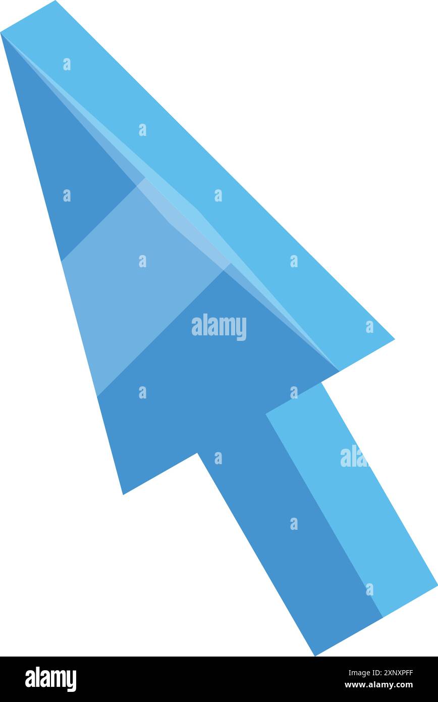 Blue cursor is pointing up and to the right, showing a mouse clicking ...