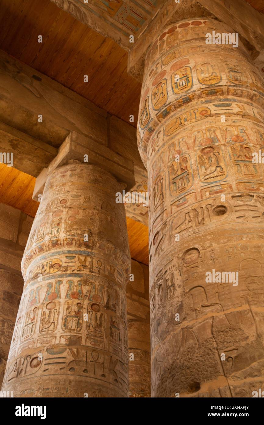 The Great Papyrus Columns, Hypostyle, Karnak Temple Complex, UNESCO ...