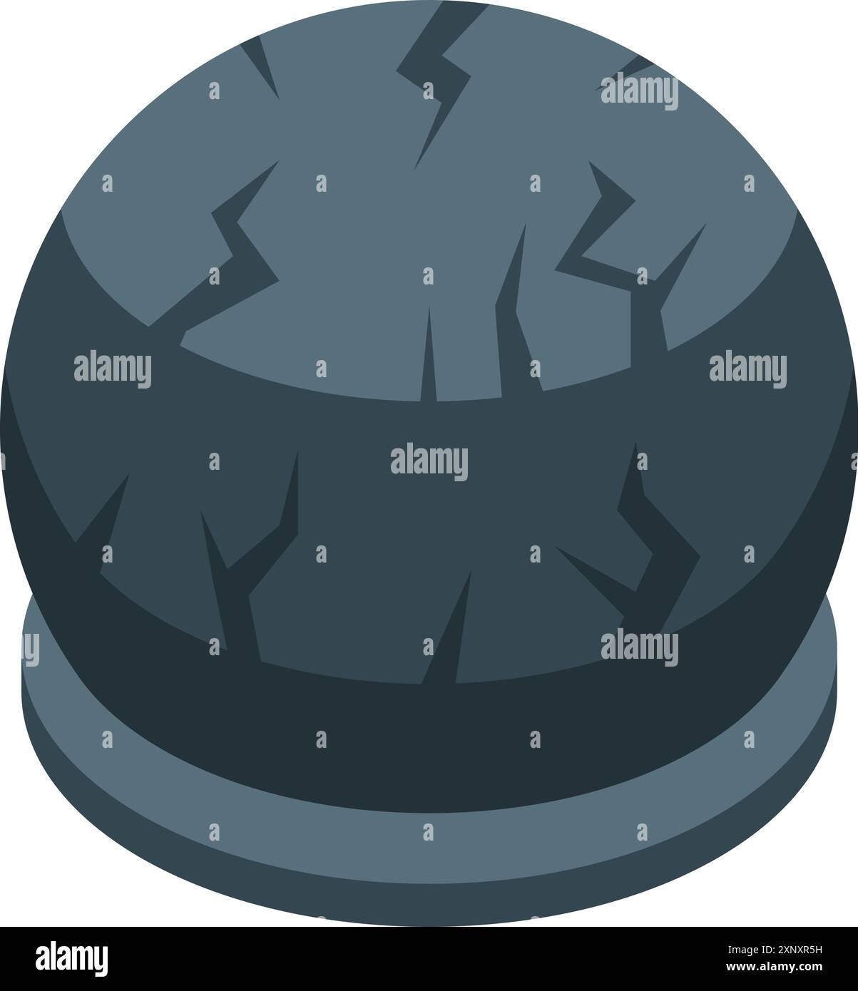 Pedestal boulder Stock Vector Images - Alamy
