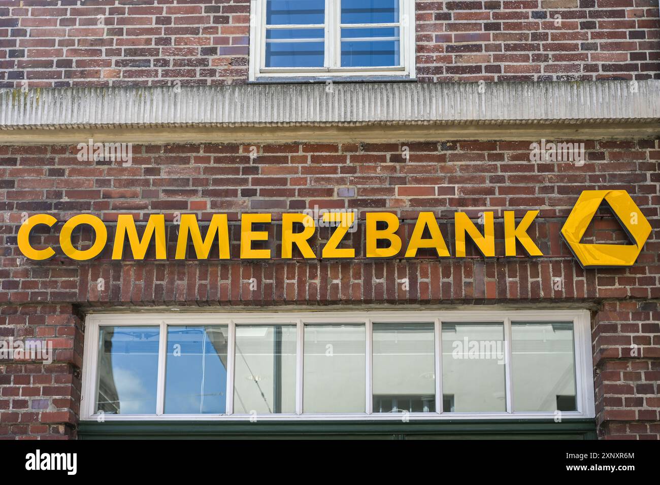 Schwerin, Germany, July 29, 2024: Banking institution Commerzbank ...