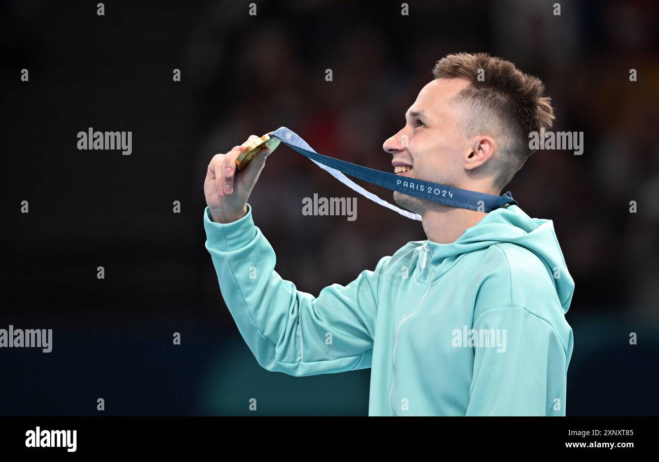 Paris, France. 2nd Aug, 2024. Gold medalist Individual Neutral Athlete ...