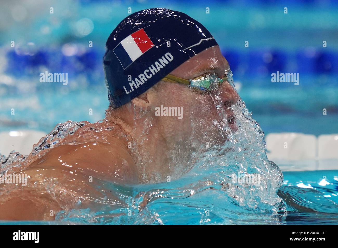02 August 2024, Olympics, Paris 2024, swimming, men, 200 m medley ...