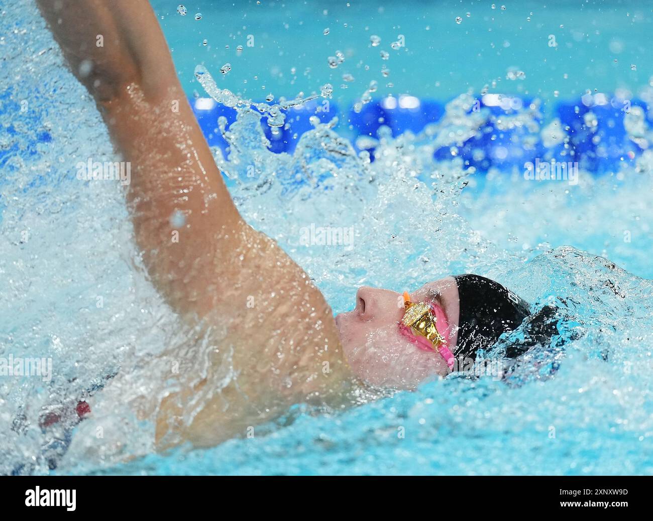 Paris, France. 2nd Aug, 2024. Regan Smith of the United States competes ...