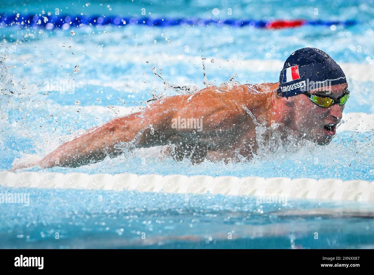 GROUSSET Maxime of France during the Swimming, Men's 100m Butterfly ...