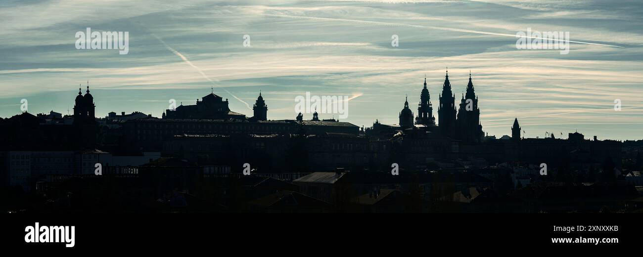 Santiago de compostela downtown skyline hi-res stock photography and ...