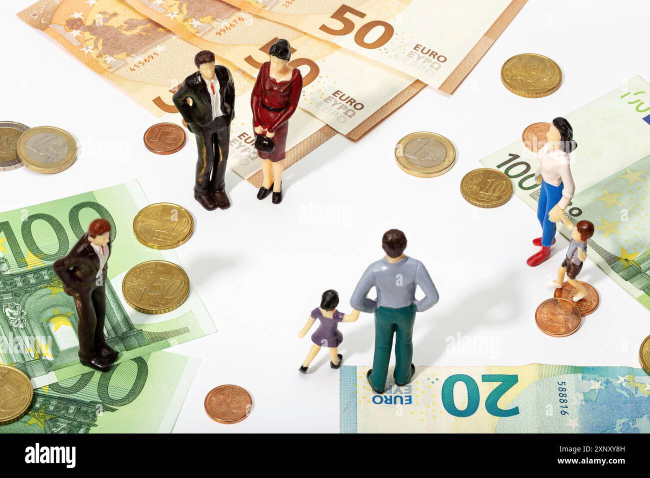 Finance, investment or savings background. Human representation of a ...