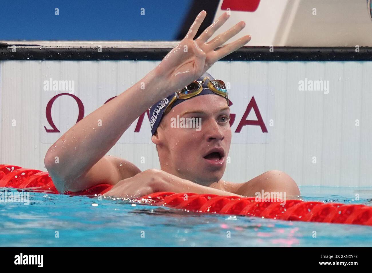 02 August 2024, Olympics, Paris 2024, swimming, men, 200 m medley ...