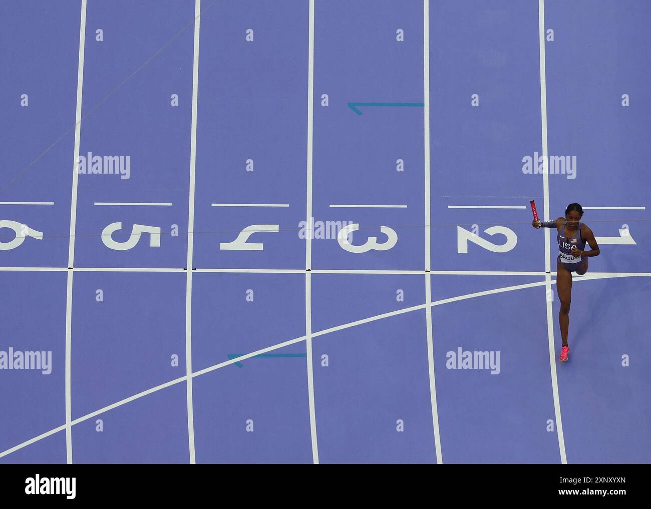 Paris, France. 2nd Aug, 2024. Kaylyn Brown of team USA competes during ...