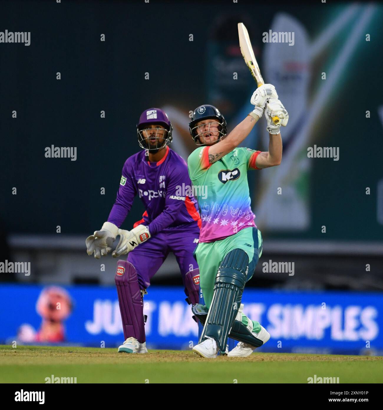 London, England. 2nd Aug 2024. Jordan Cox during The Hundred fixture ...
