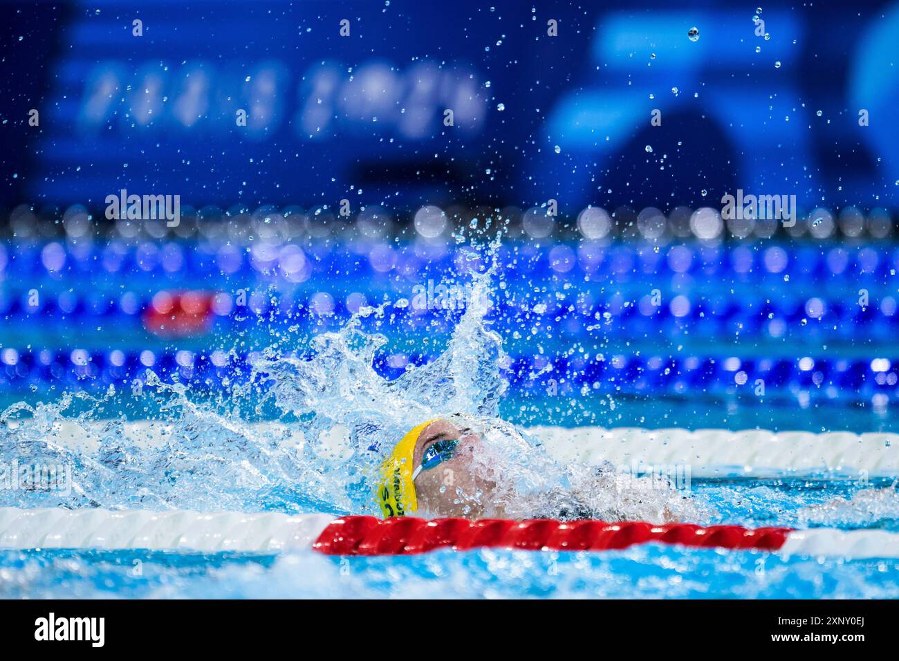 Kaylee McKeown of, Australia. , . competes in the women's 200 meters ...