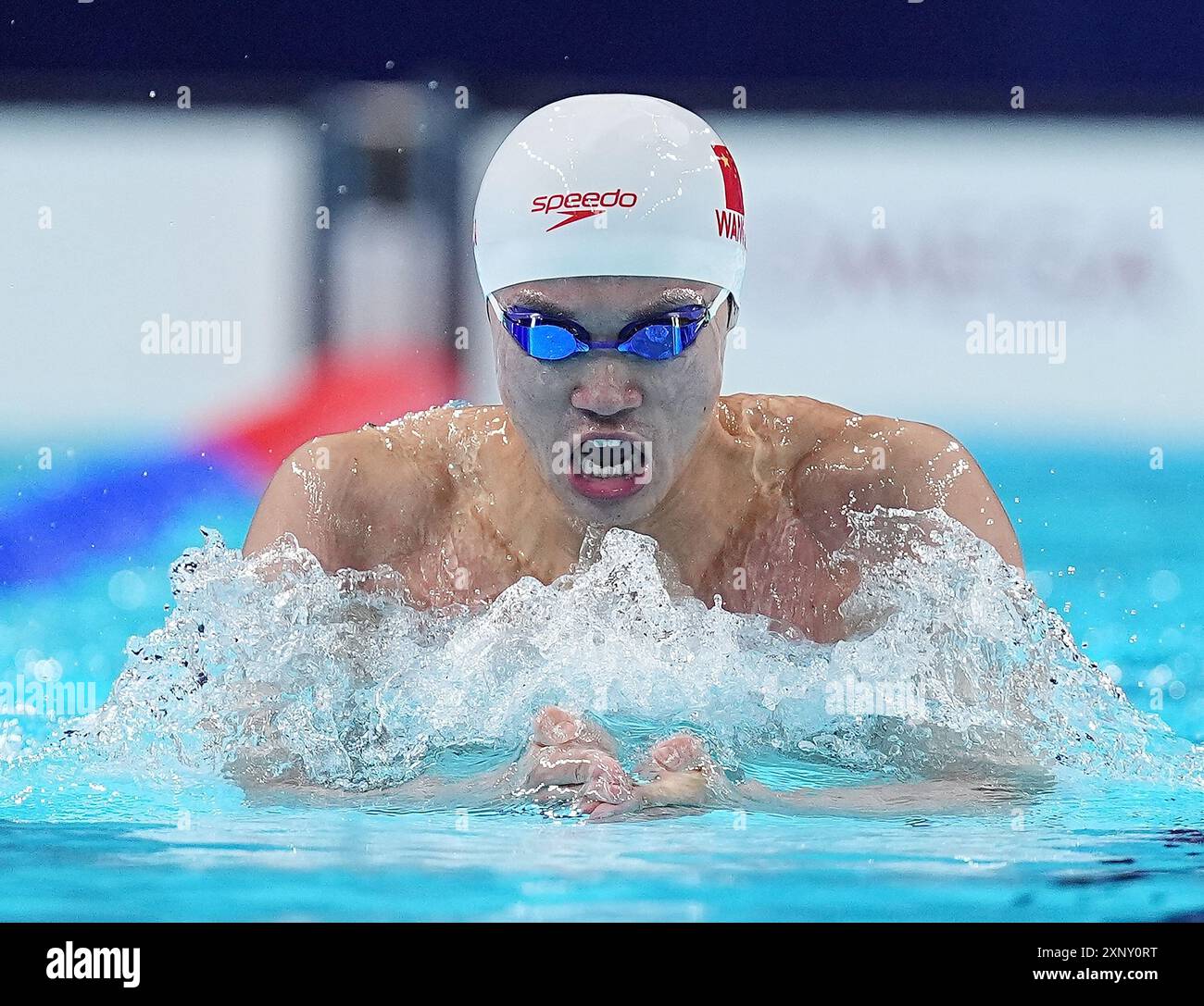 Paris, France. 2nd Aug, 2024. Wang Shun of China competes during the ...