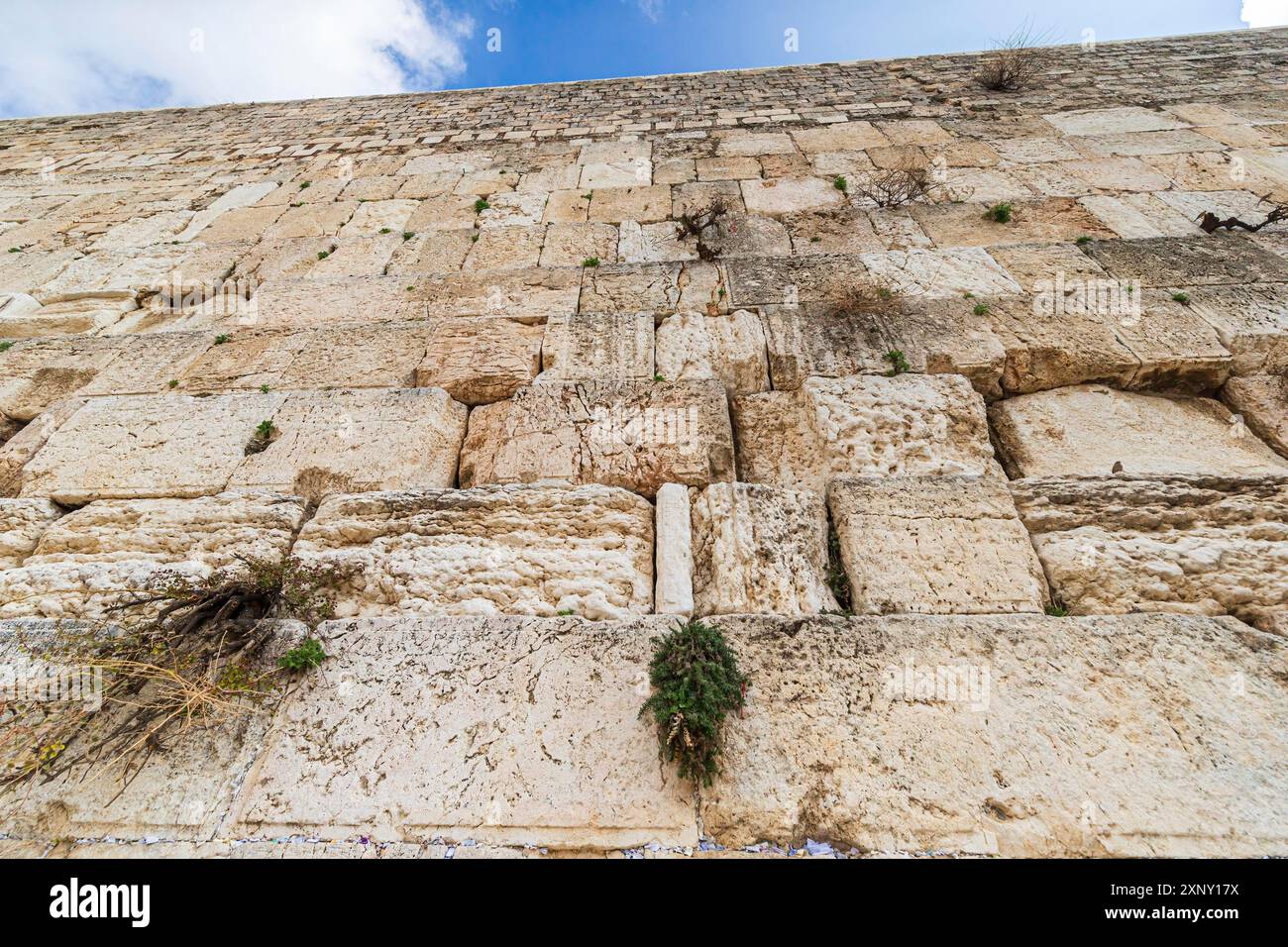 The Western Wall or wailing wall ha kotel Stock Photo - Alamy