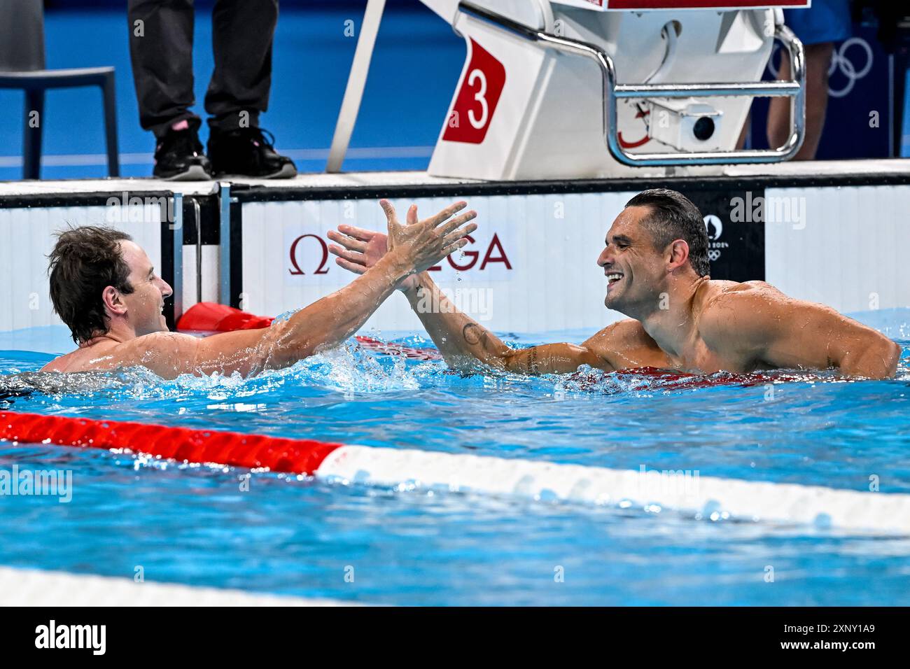 Paris, France. 02nd Aug, 2024. Cameron Mcevoy of Australia, gold, and ...