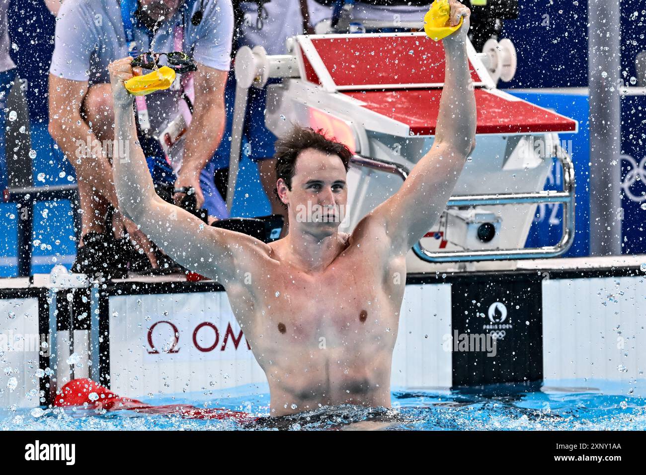Paris, France. 02nd Aug, 2024. Cameron Mcevoy of Australia celebrates ...