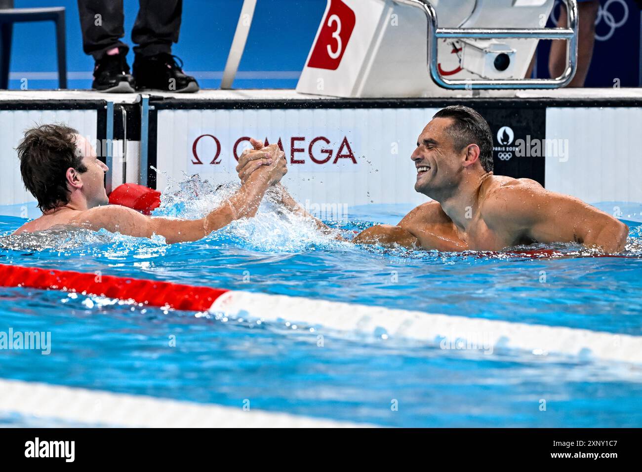 Paris, France. 02nd Aug, 2024. Cameron Mcevoy of Australia, gold, and ...