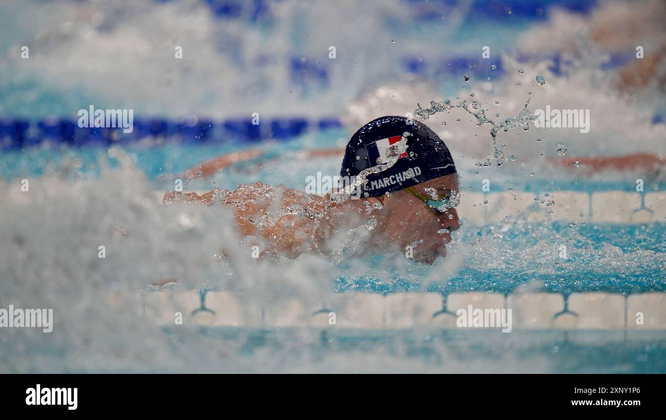 02 August 2024, Olympic Games, Paris 2024, Swimming, Men, 200 m medley ...