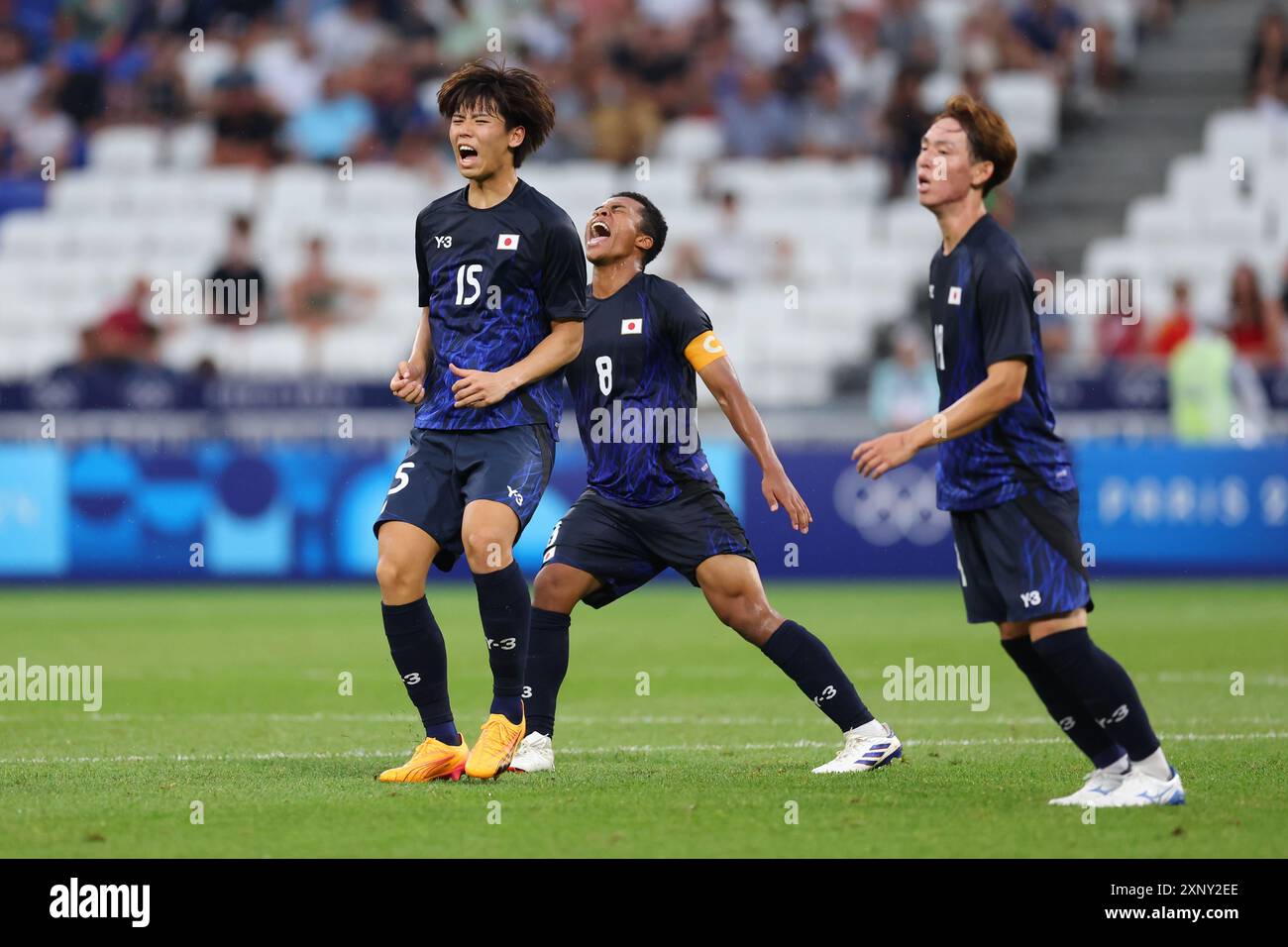 Decines-Charpieu, France. 2nd Aug, 2024. (L to R) Kota Takai, Joel ...