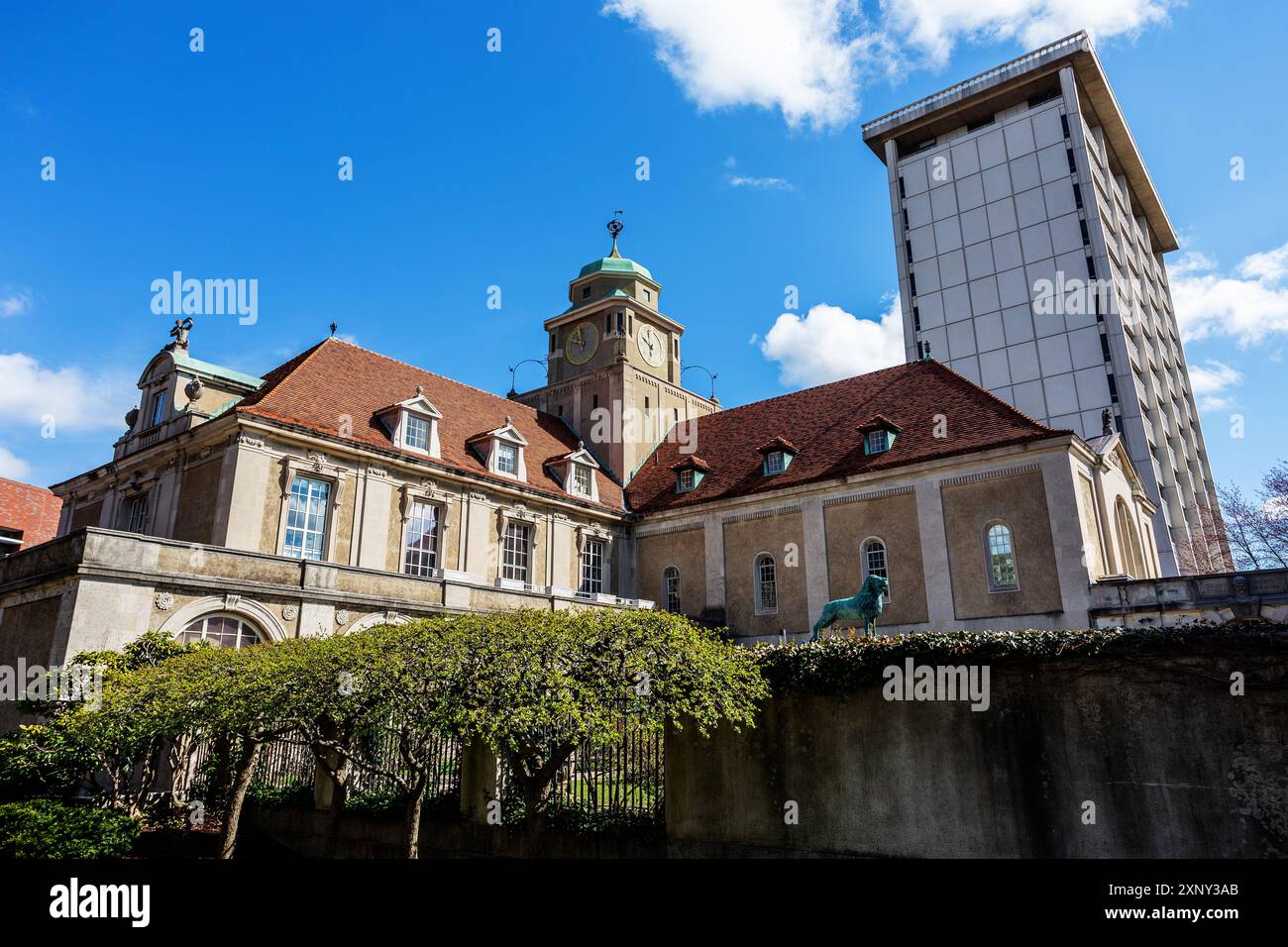 Cambridge, Massachusetts, USA - April 10, 2022: Adolphus Busch Hall (c ...