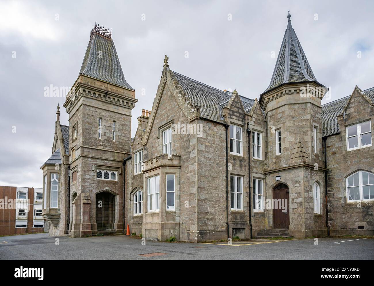 Anderson Institute building, Shetland island Stock Photo - Alamy
