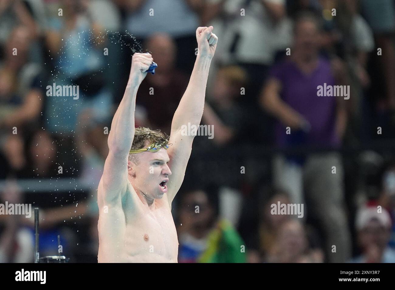 Paris, France. 02nd Aug, 2024. Olympics, Paris 2024, swimming, men, 200 ...