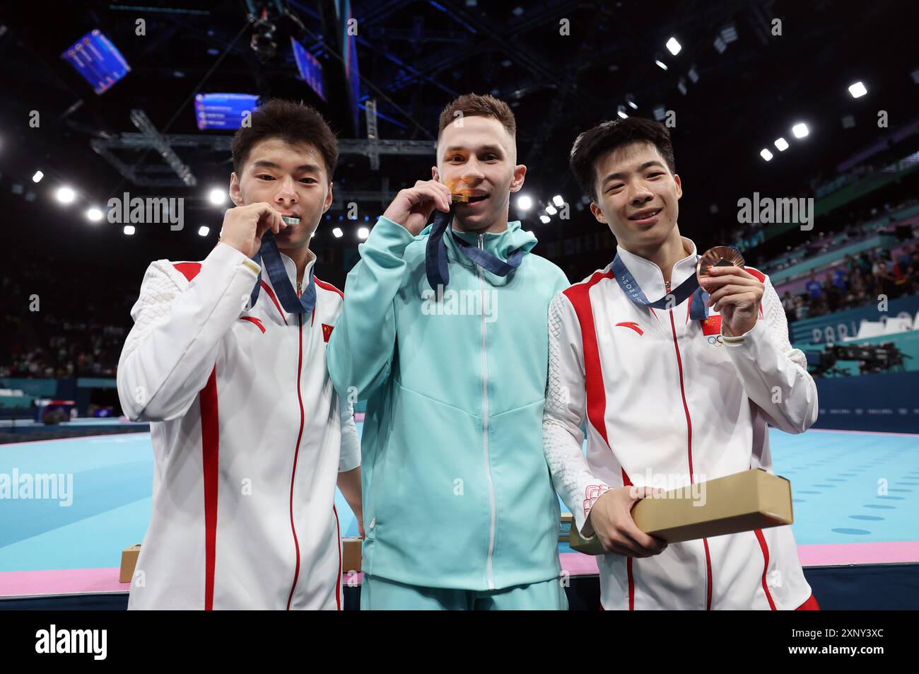 Paris, France. 2nd Aug, 2024. Gold medalist Individual Neutral Athlete ...
