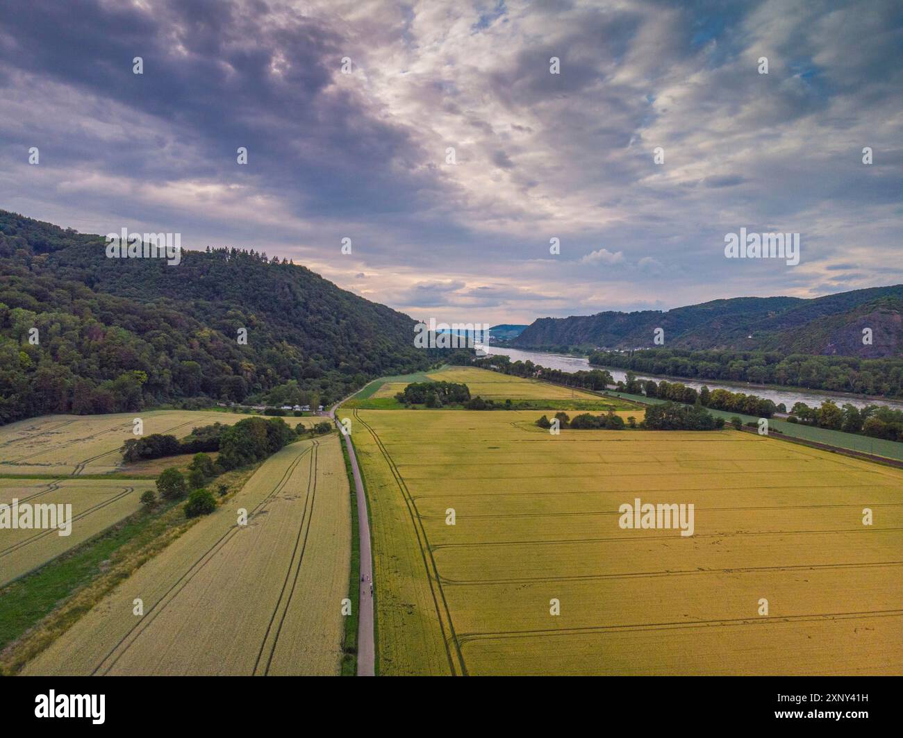 Aerial view andernach namedy hi-res stock photography and images - Alamy