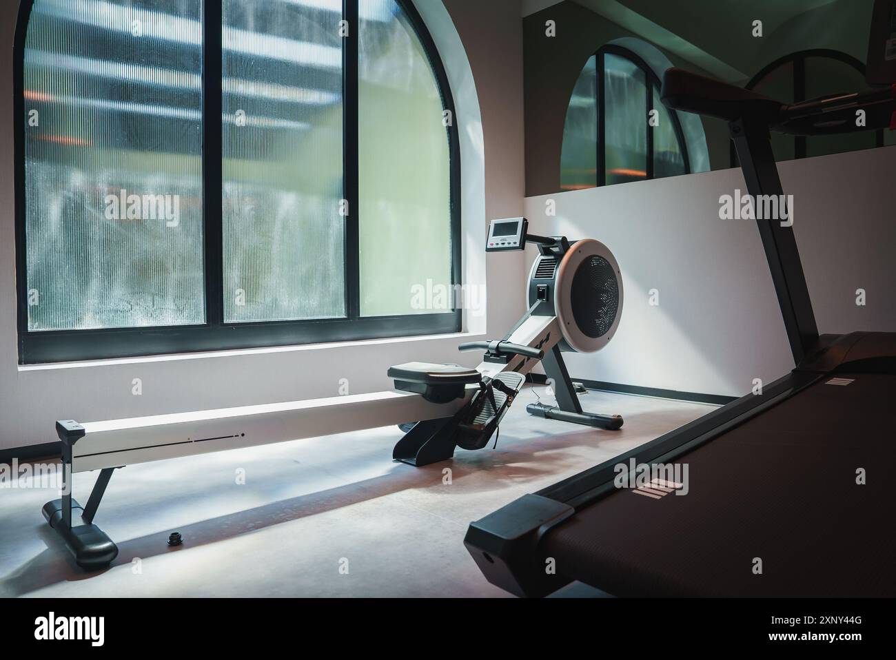 Sleek and modern rowing machine hi-res stock photography and images - Alamy