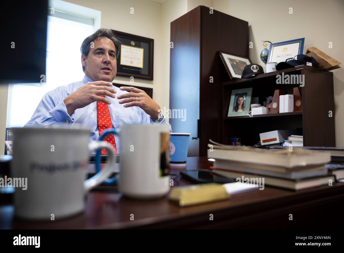 Paul Dans, director of the Heritage Foundation's 2025 Presidential Transition Project, gives an ...