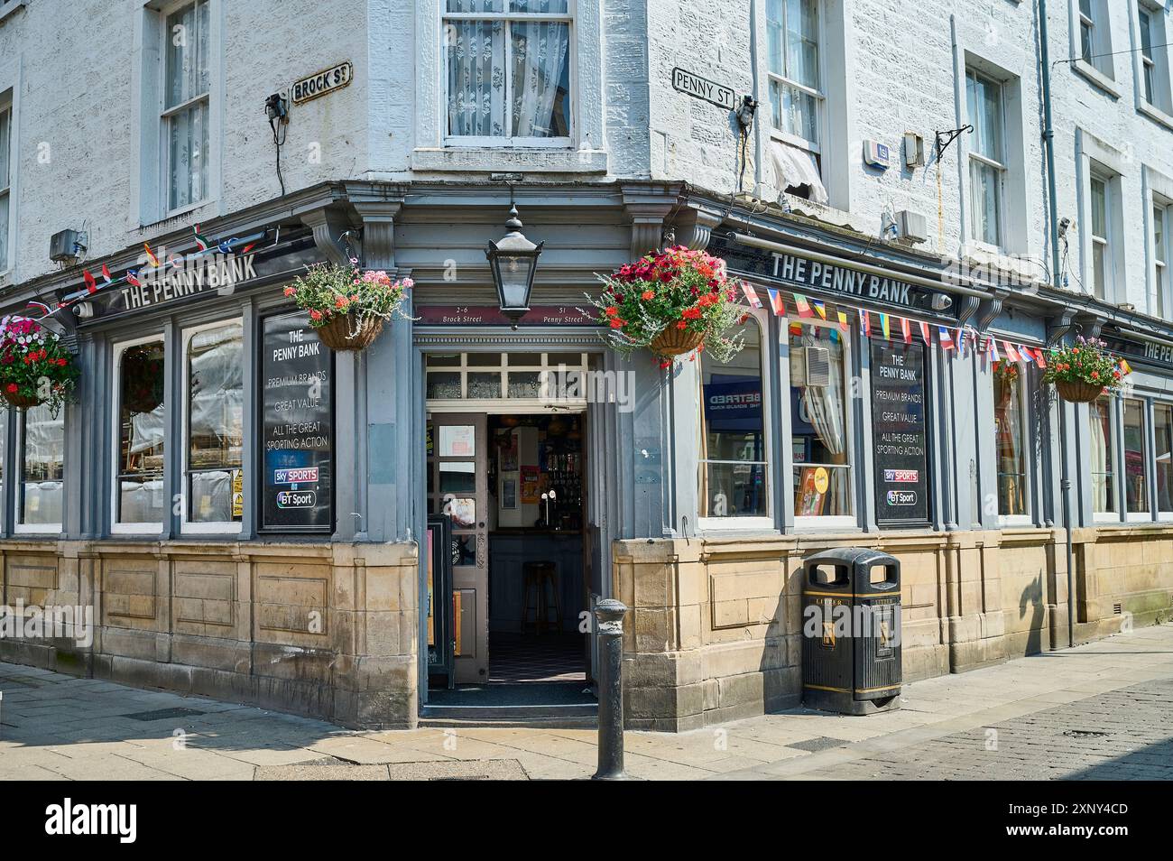 The Penny Bank pub on Penny Street,Lancaster Stock Photo - Alamy