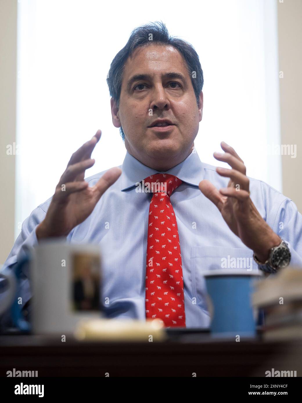 Paul Dans, director of the Heritage Foundation's 2025 Presidential Transition Project, gives an ...