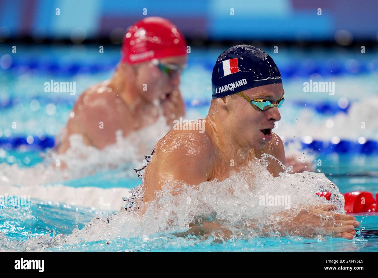Paris, France. 02nd Aug, 2024. Olympics, Paris 2024, swimming, men, 200 ...