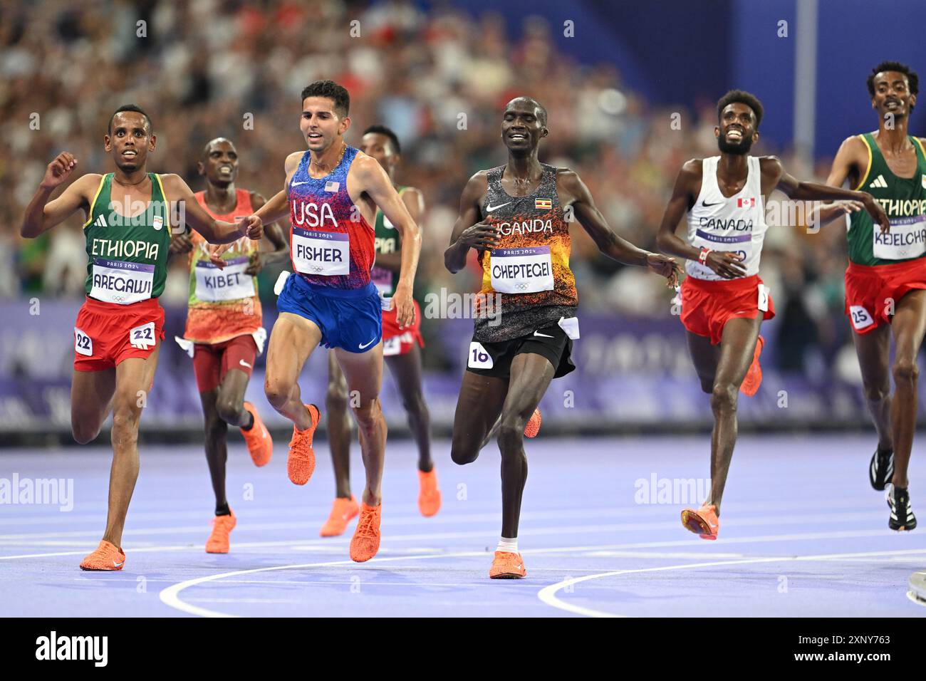 Saint Denis, France. 02nd Aug, 2024. Olympics, Paris 2024, Athletics, Stade de France, 10,000 m ...