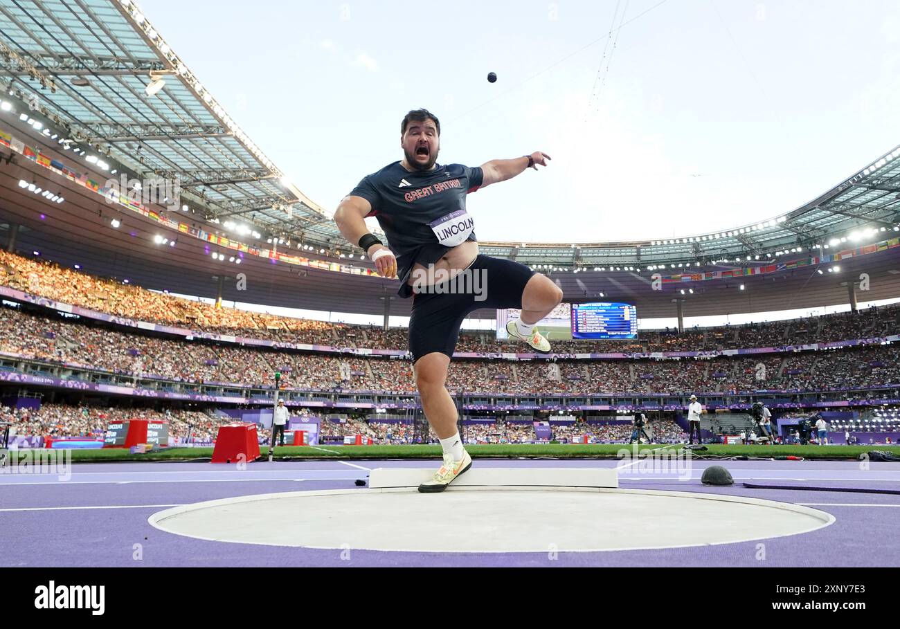 Great Britain's Scott Lincoln during the Men's Shot Put Qualification ...