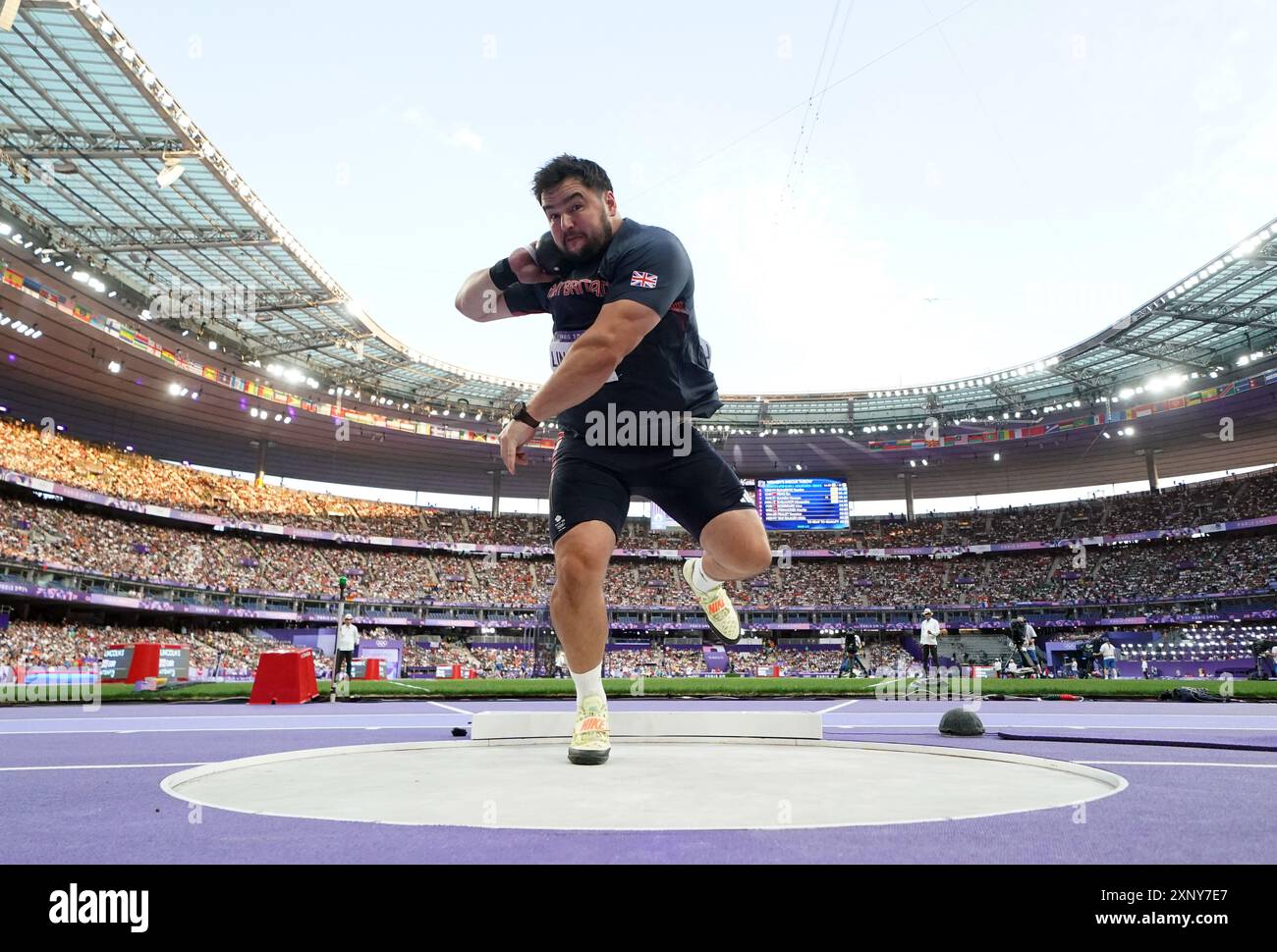 Great Britain's Scott Lincoln during the Men's Shot Put Qualification ...