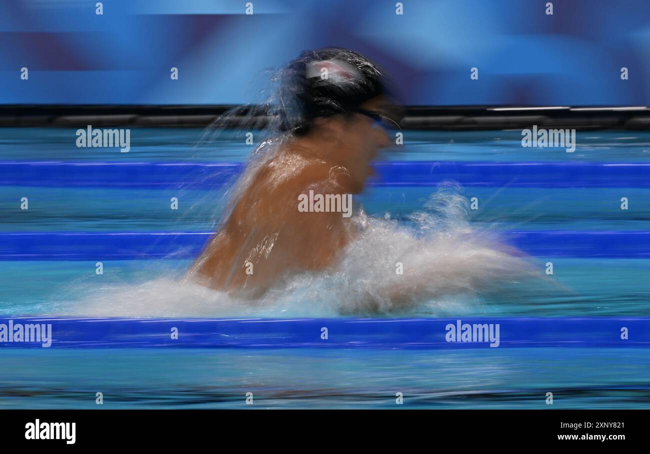 2nd August 2024; Paris Olympic Games, Paris, France, Day 7; Swimming ...