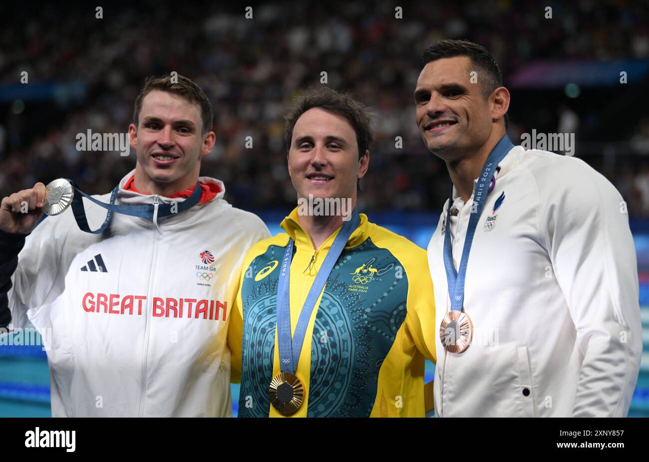 2nd August 2024; Paris Olympic Games, Paris, France, Day 7; Swimming ...