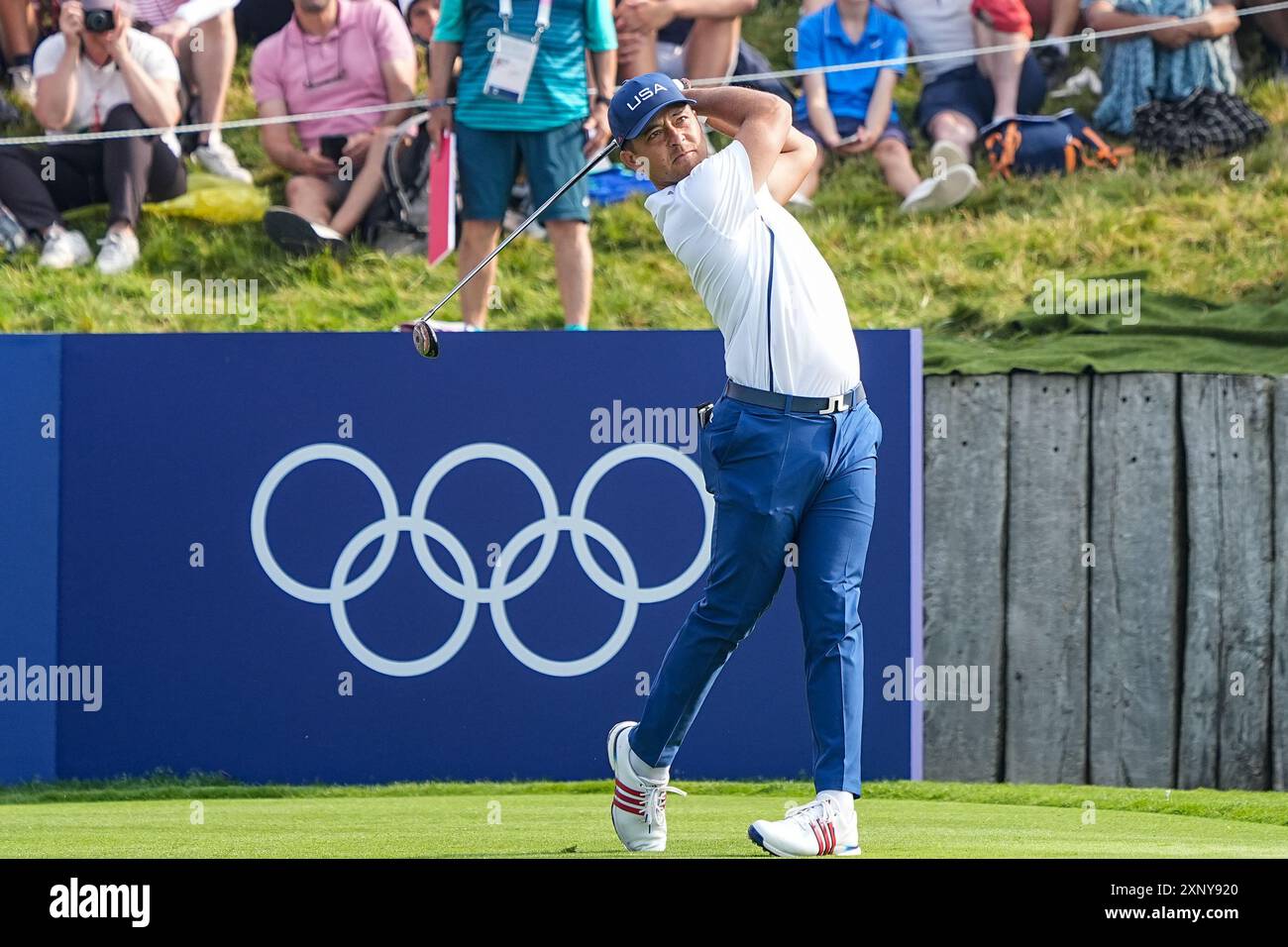 Paris, France. 2nd Aug, 2024. Xander Schauffele of the United States ...