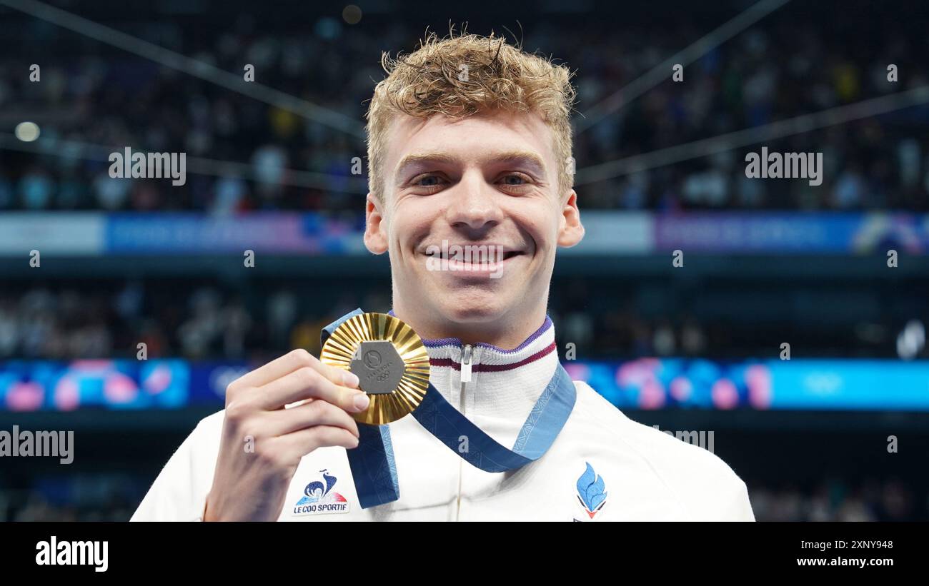 Paris, France. 02nd Aug, 2024. Olympics, Paris 2024, swimming, men ...