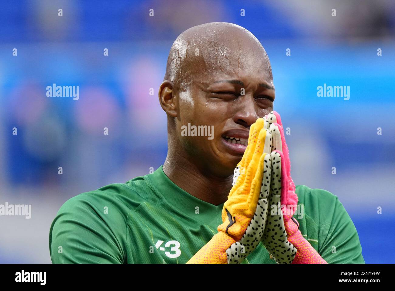 Japan goalkeeper Leo Brian Kokubo sheds tears after losing to Spain in ...