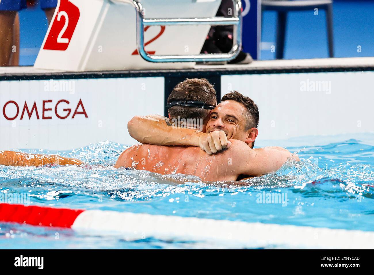 Cameron McEvoy of Australia gestures during Men's 50m Freestyle Final ...