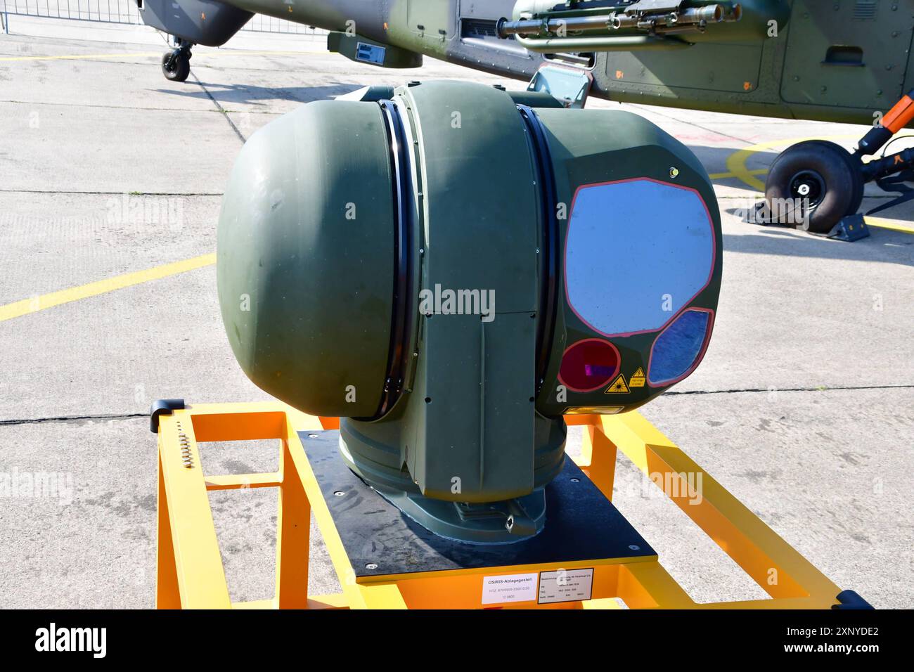 Mastvisier eines Kampfhubschrauber Tiger der Bundeswehr beim Tag der ...