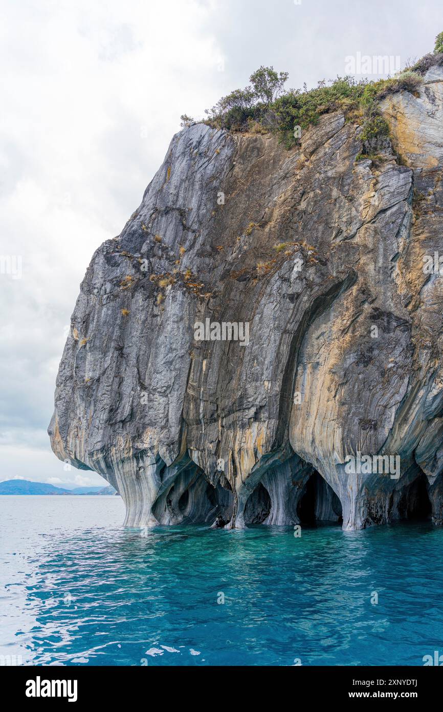 Marble Cathedral, Marble Caves, Puerto Rio Tranquilo, Chile Chico ...