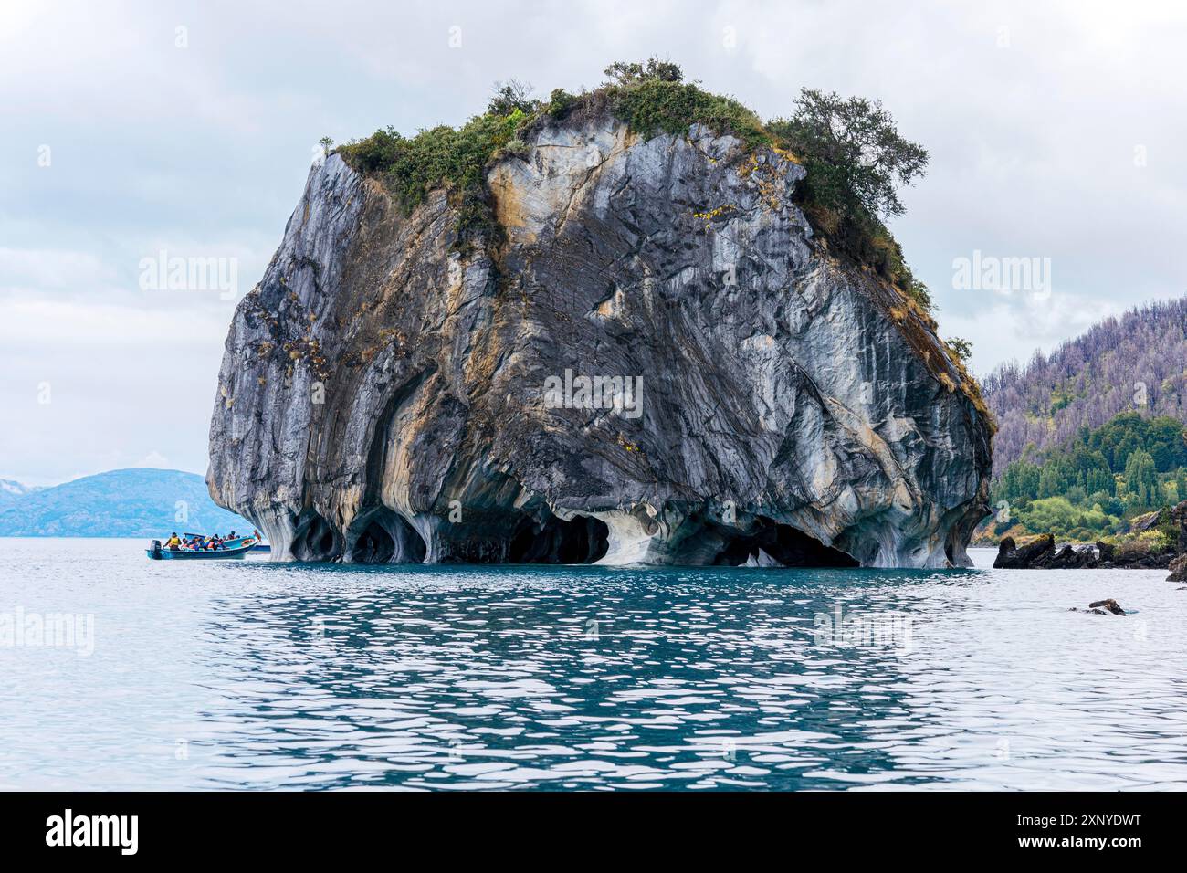 Marble Cathedral, Marble Caves, Puerto Rio Tranquilo, Chile Chico ...